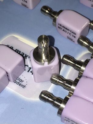 eMax CAD Cerec Blocks - Compact or MCXL (Double Notched) 47 Count / Variety