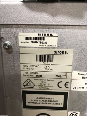 Cerec Inlab Compact Milling Unit | InEos Scanner |PC w/Inlab v3.83 ...